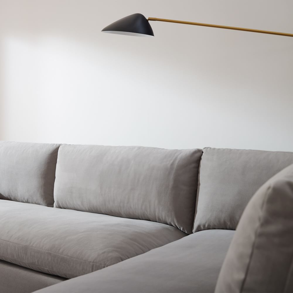 Marin Bumper Chaise Modular Sofa 290 cm West Elm Australia